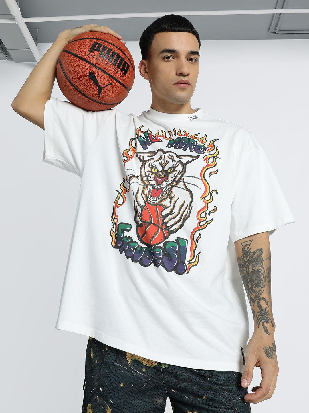 Buy Puma Getting Crafty SS Tee 3 Oversized Fit Unisex T Shirt - Tshirts ...