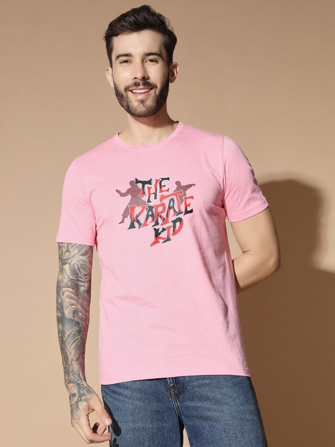 Buy GLITO Men Typography Printed Applique Slim Fit T Shirt - Tshirts ...