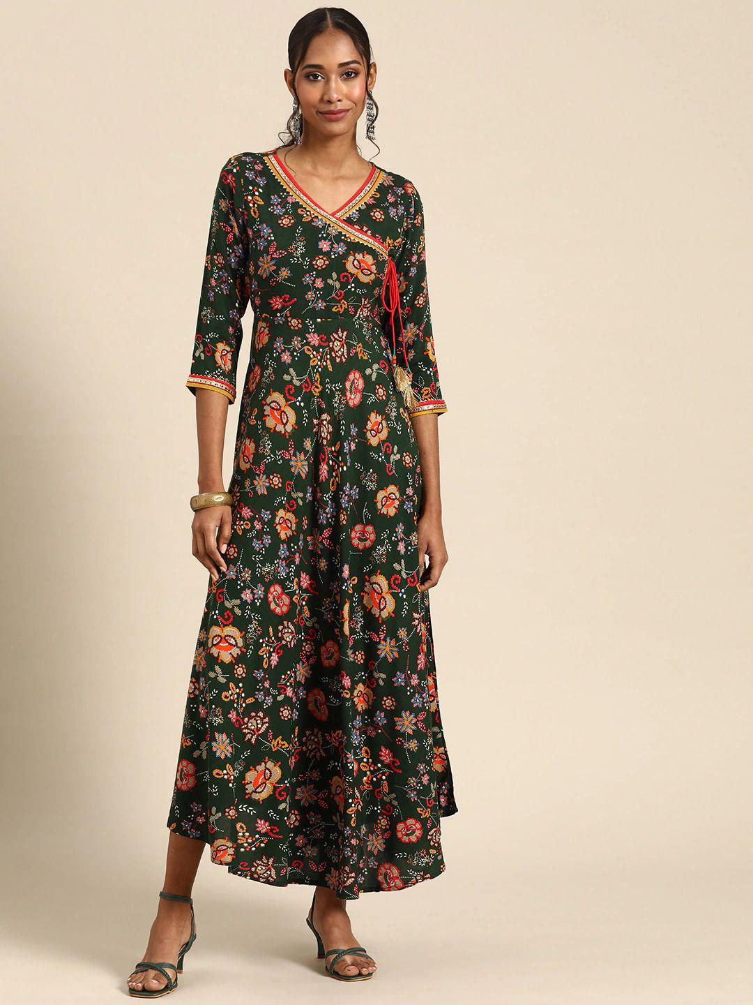 Buy Anouk Floral Print Liva Maxi Dress - Dresses for Women 30243540 ...