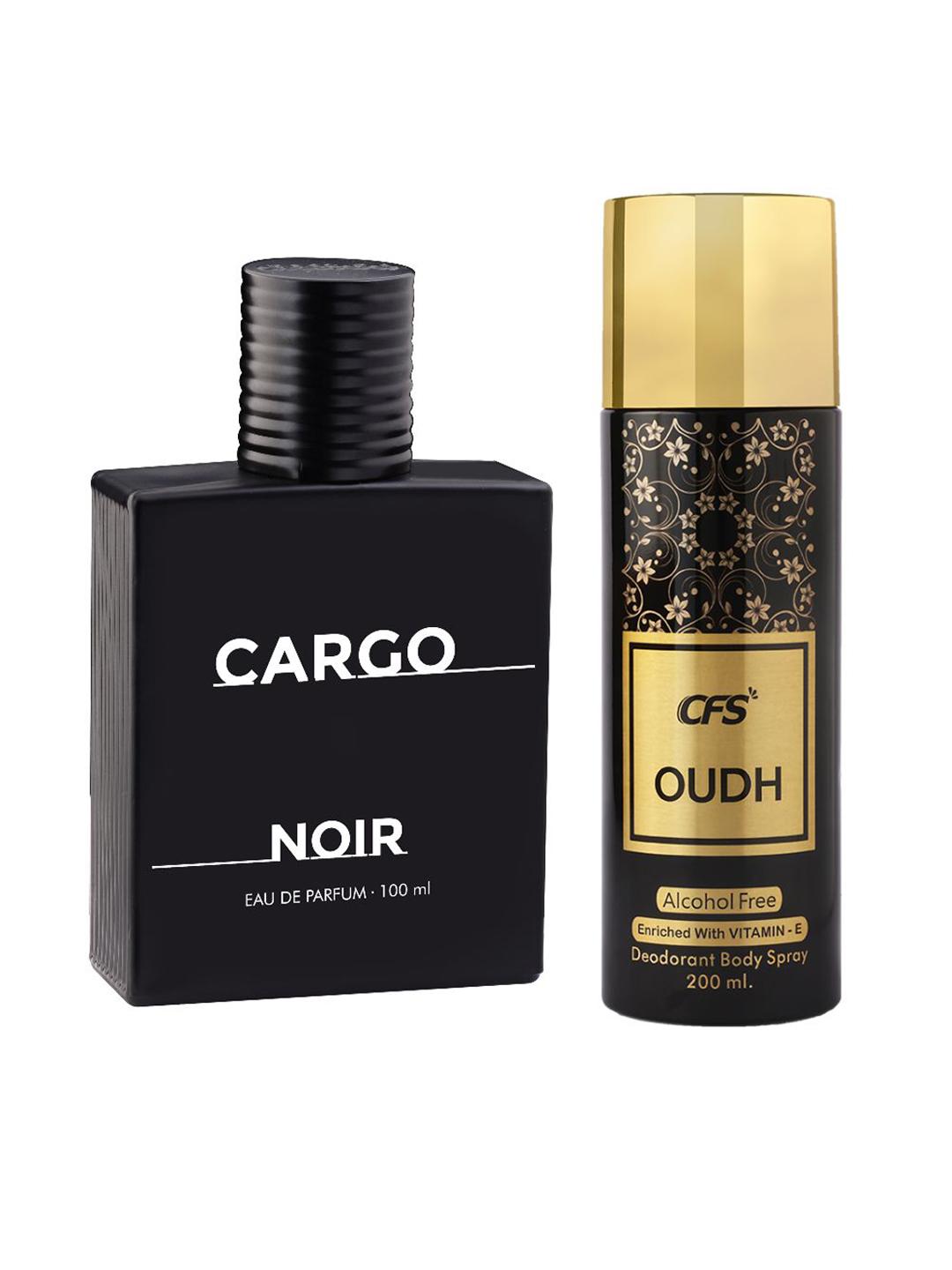 Buy CFS Cargo Noir EDP Long Lasting Perfume & Oudh Black Deodorant Body ...