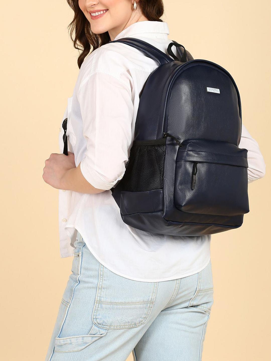 Buy STOIC Women Brand Logo Backpack With Anti Theft 16 L - Backpacks ...