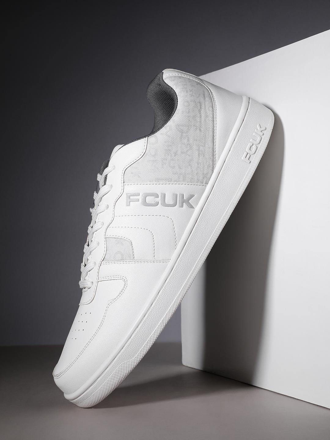 Buy FCUK Men Perforated Sneakers - Casual Shoes for Men 30285564 | Myntra