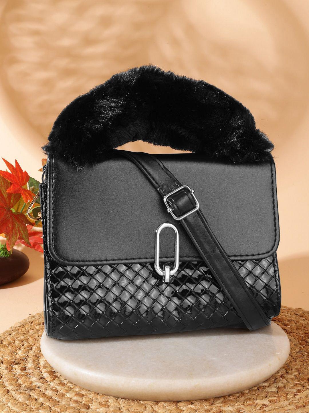 Buy ZEVORA Checked Structured Handheld Bag With Quilted - Handbags for ...
