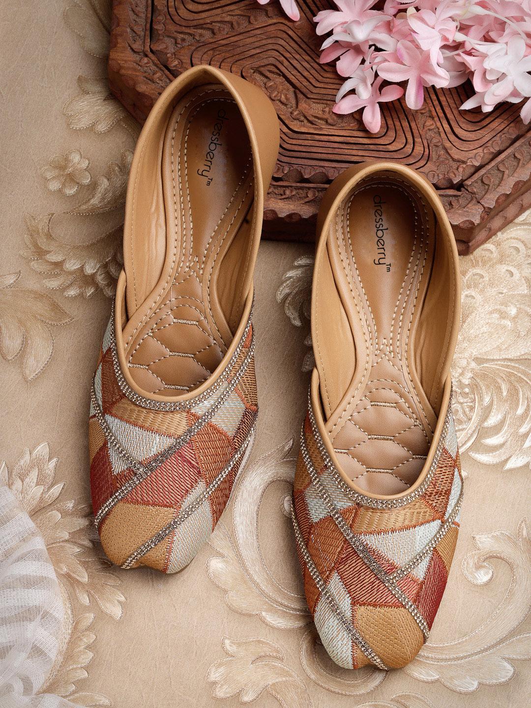 Buy DressBerry Women Embellished Ballerinas Flats - Flats for Women ...