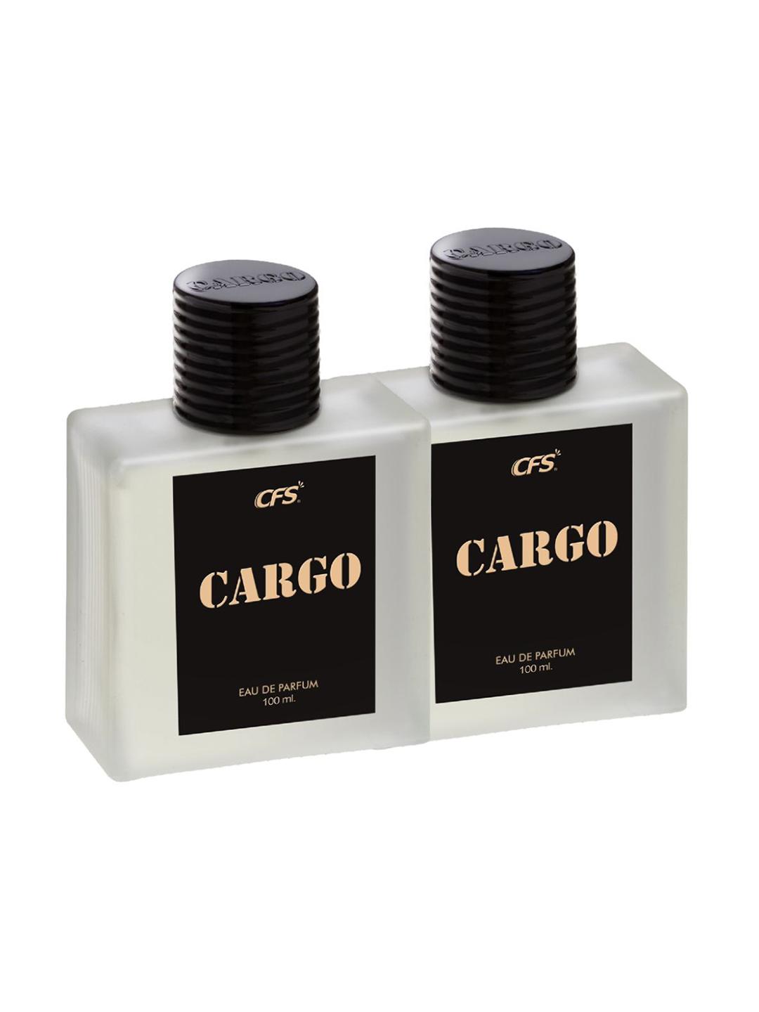 Buy CFS Set Of 2 Cargo Black Long Lasting Eau De Parfum 100 Ml Each ...