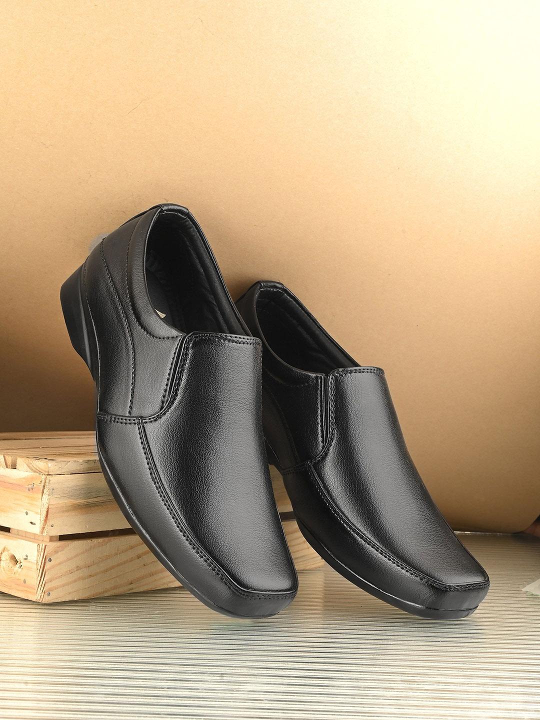 Buy Port Men Leather Lightweight Silp Ons Formal Shoes - Formal Shoes ...