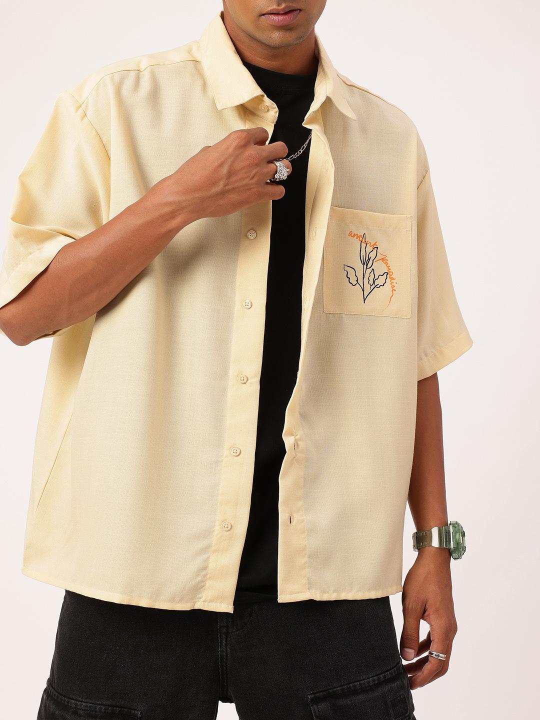 Buy Kook N Keech Printed Chest Pocket Relaxed Fit Shirt - Shirts for ...