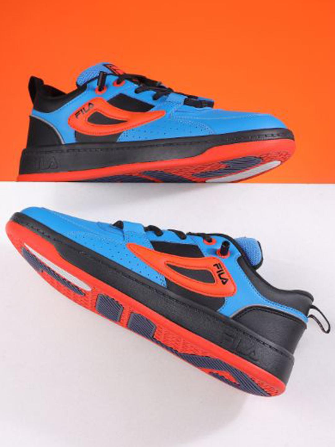 Buy FILA Men TUHO Colourblocked Round Toe Arch Support Insole ...
