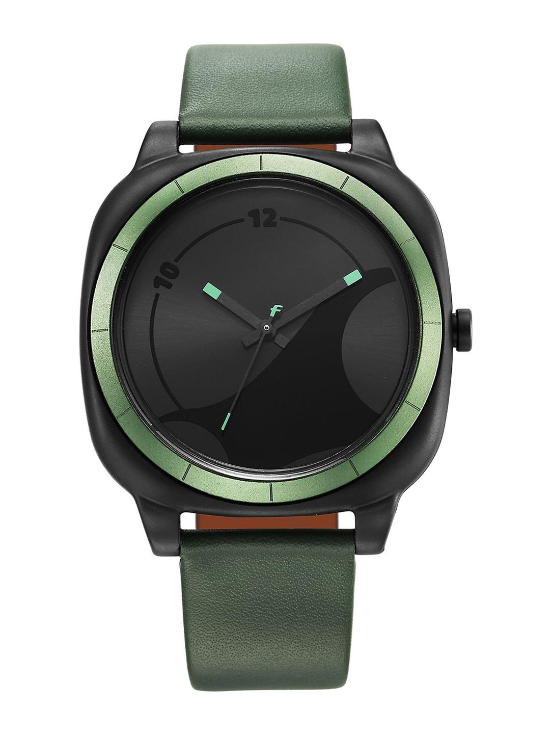 Buy Fastrack Unisex Dial & Leather Straps Analogue Watch 68034PL03W ...