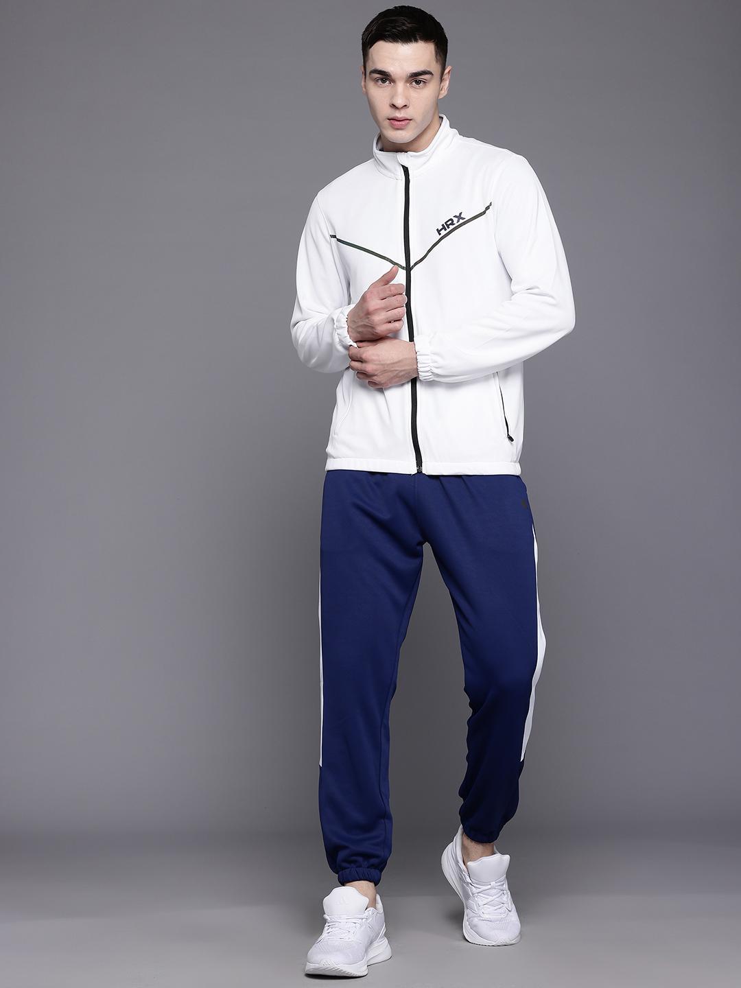 Buy HRX By Hrithik Roshan Men Rapid Dry Hooded Running Track Suit ...