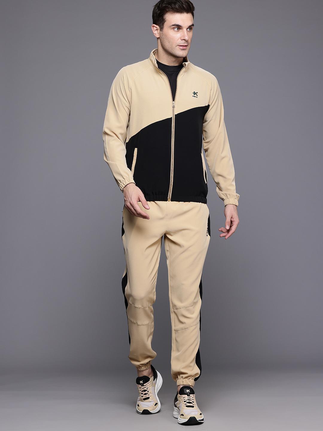 Buy HRX By Hrithik Roshan Rapid Dry Colourblock Running Track Suit ...