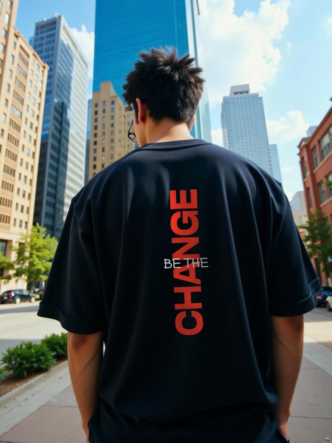 Buy Mad Over Print Men Typography Printed Round Neck Cotton Oversized T ...