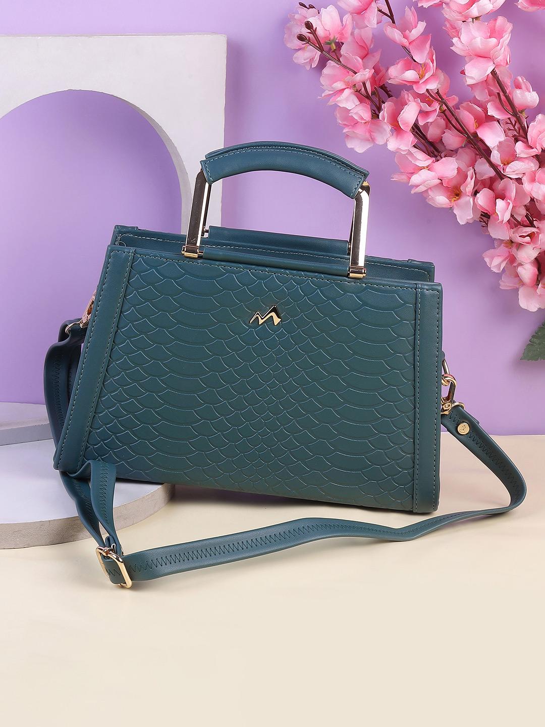 Buy Metro Colourblocked Structured Handheld Bag - Handbags for Women ...