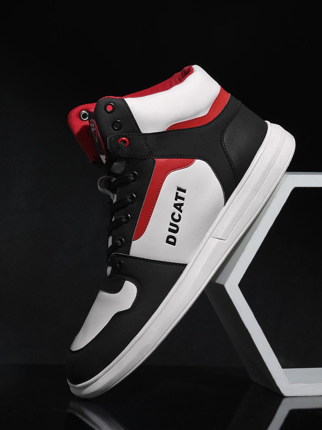 Buy Ducati Men Mid Top Colourblocked Sneakers - Casual Shoes for Men ...