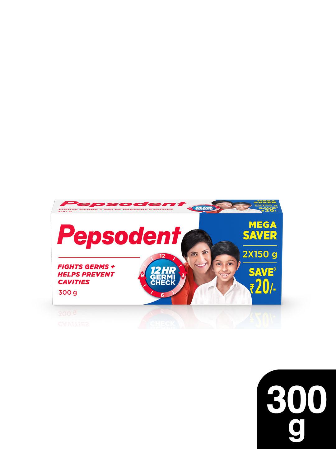 Buy Pepsodent Set Of 2 Germicheck Anti Cavity Mint Flavour Toothpaste ...