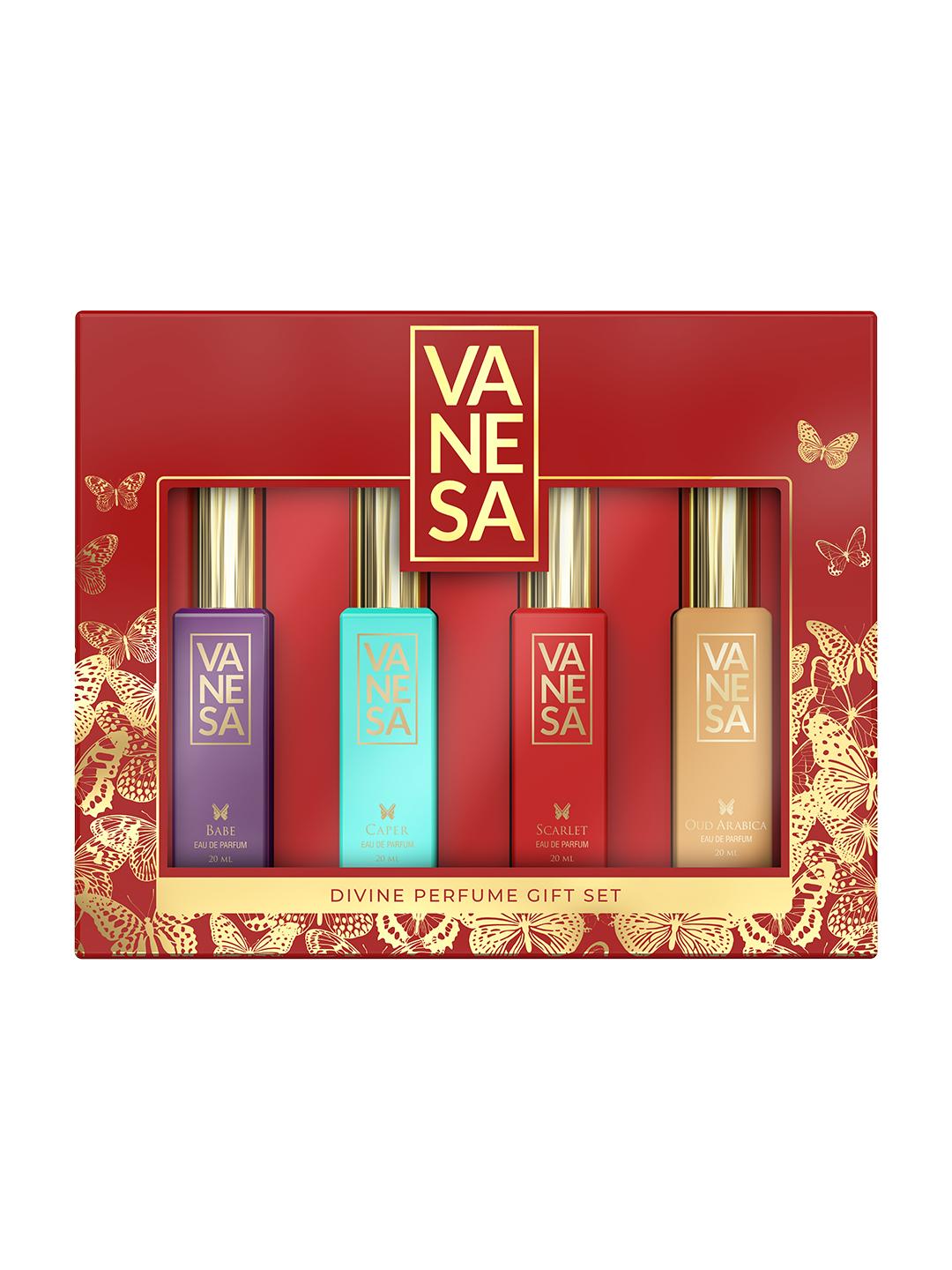 Buy Vanesa Women 4 Pc Divine Perfume Gift Set 20 Ml Each - Fragrance ...