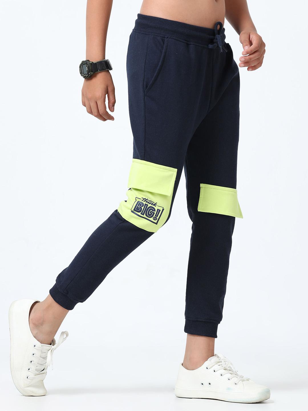 Buy CODEZ Boys Colorblocked Mid Rise Track Pants - Track Pants for Boys ...