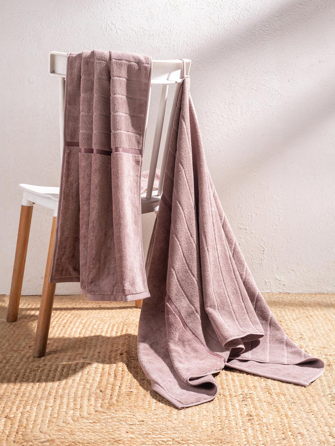 Buy Damensch Premium Cotton Soft Sheared Terry Better Basic Bath Towel ...