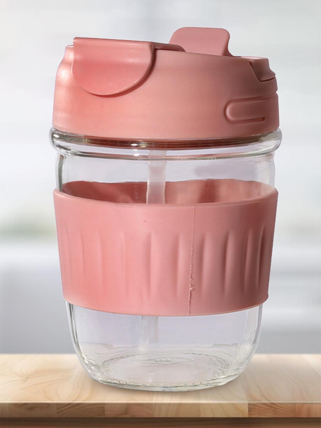 Buy Allo Pink Glass Spill Proof Sipper 350ml - Water Bottle for Unisex ...