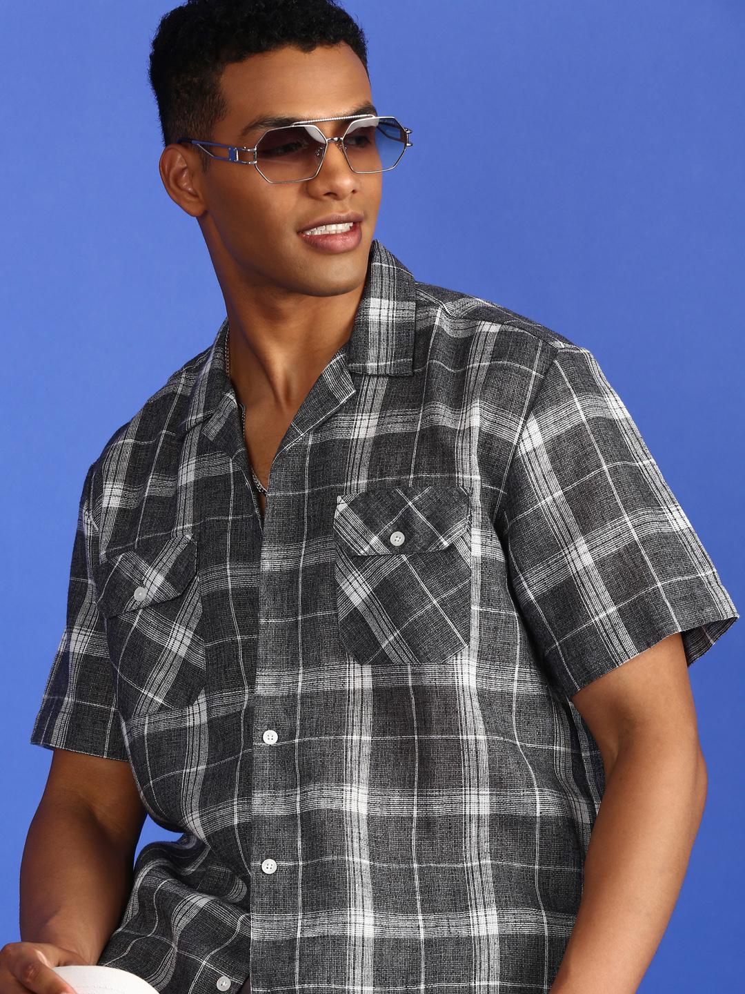 Buy LSD Relaxed Fit Checked Shirt - Shirts for Men 30691765 | Myntra