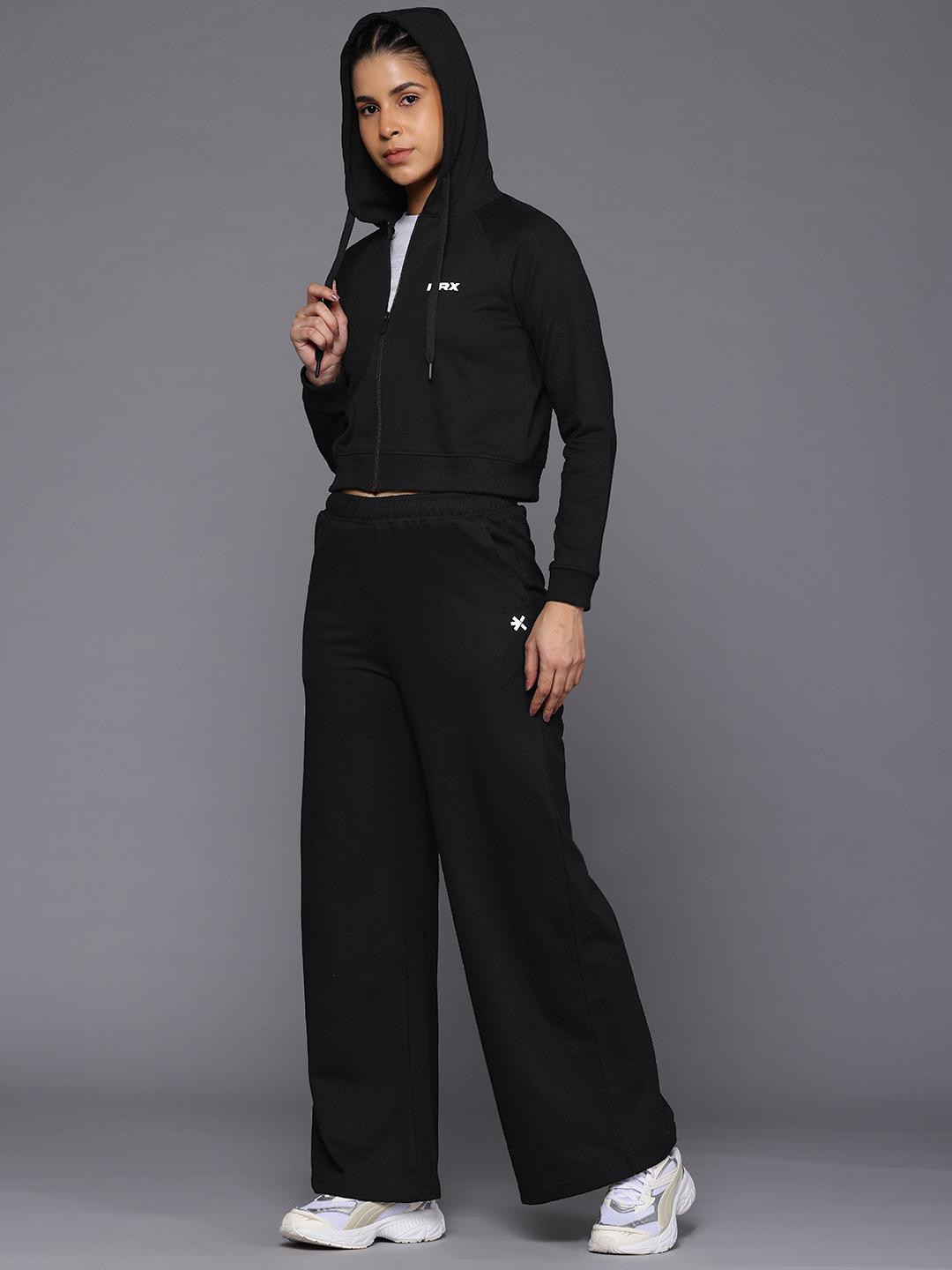 Buy HRX By Hrithik Roshan Brand Logo Detail Hooded Zip Up Lifestyle ...