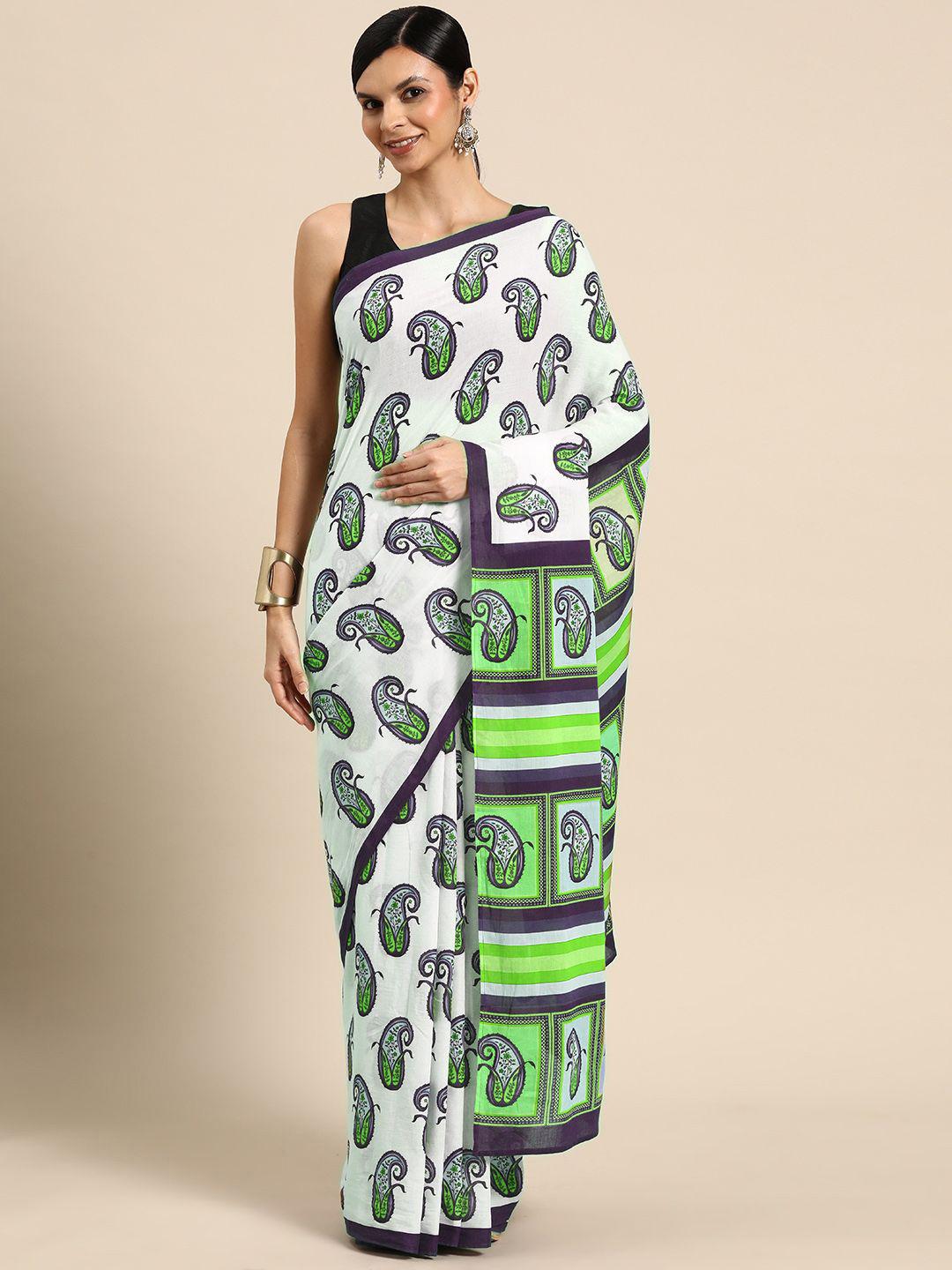 Buy BUTA BUTI Ethnic Motifs Cotton Saree - Sarees for Women 30770597 ...
