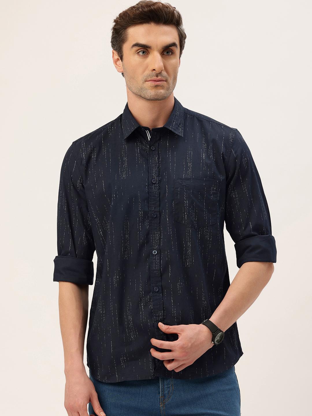 Buy Parx Slim Fit Printed Casual Shirt - Shirts for Men 30778223 | Myntra
