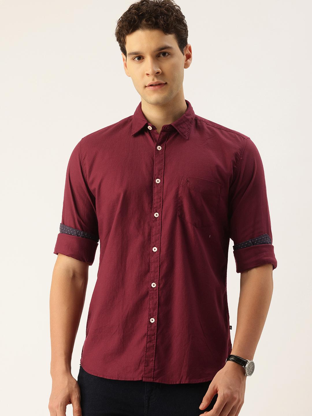 Buy Parx Slim Fit Pure Cotton Casual Shirt - Shirts for Men 30778312 ...