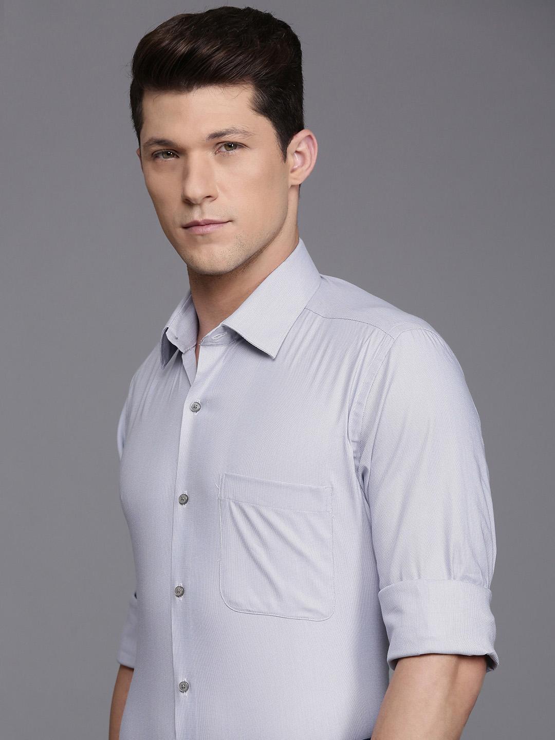 Buy Raymond Self Design Opaque Formal Shirt - Shirts for Men 30815197 ...