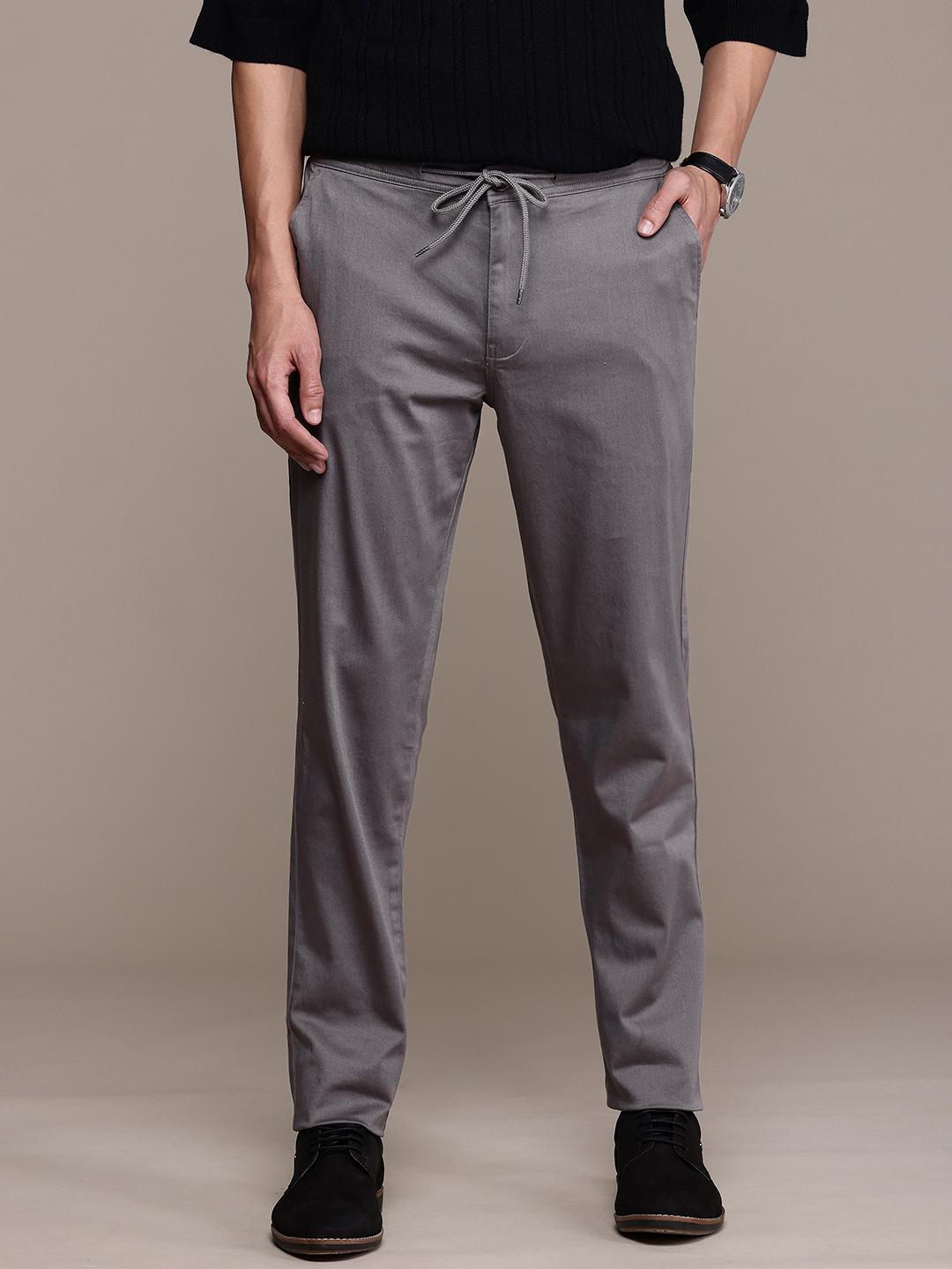 Buy French Connection Men Smart Slim Fit Chinos Trousers - Trousers for ...