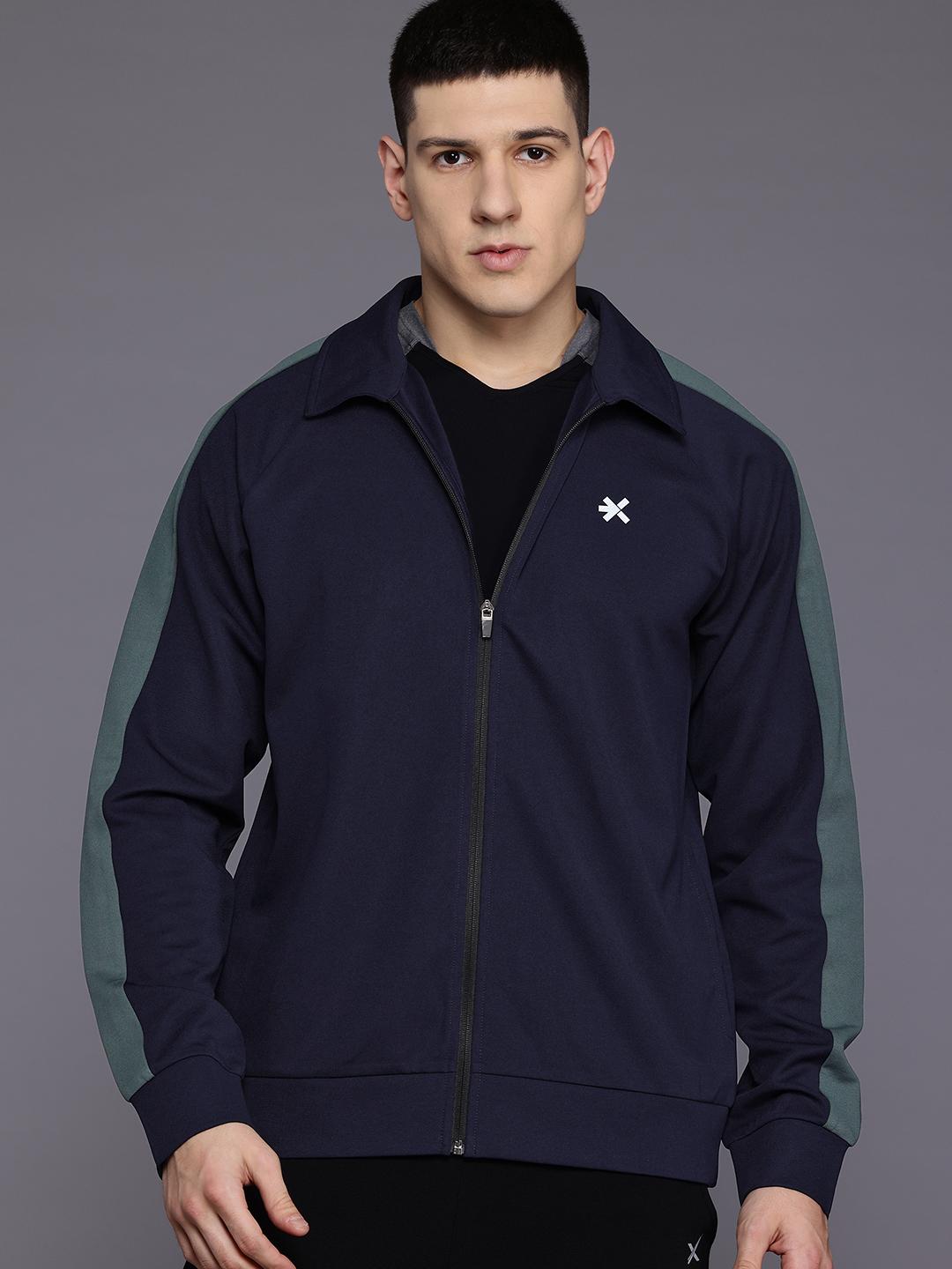 Buy HRX By Hrithik Roshan Rapid Dry Colorblocked Training Or Gym Jacket ...