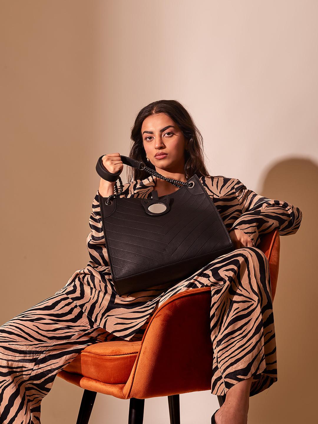 Buy Oddcat Women Leather Quilted Tote With Adjustable Chain Strap - Handbags for Women 30940377 ...