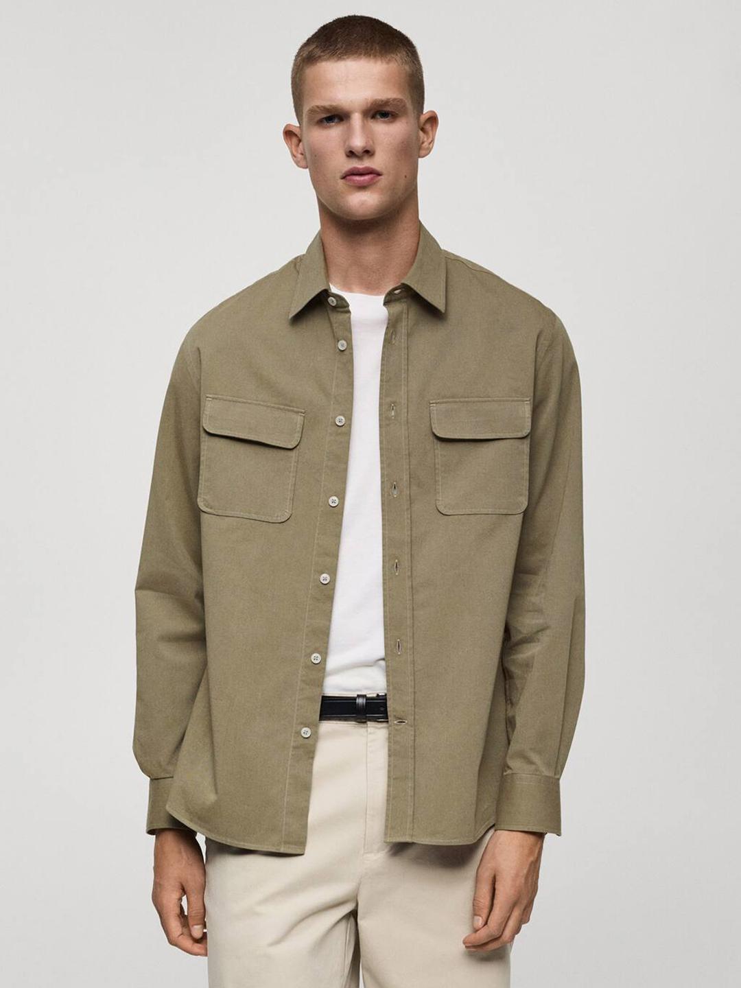 Buy MANGO MAN Opaque Casual Shirt - Shirts for Men 31018755 | Myntra