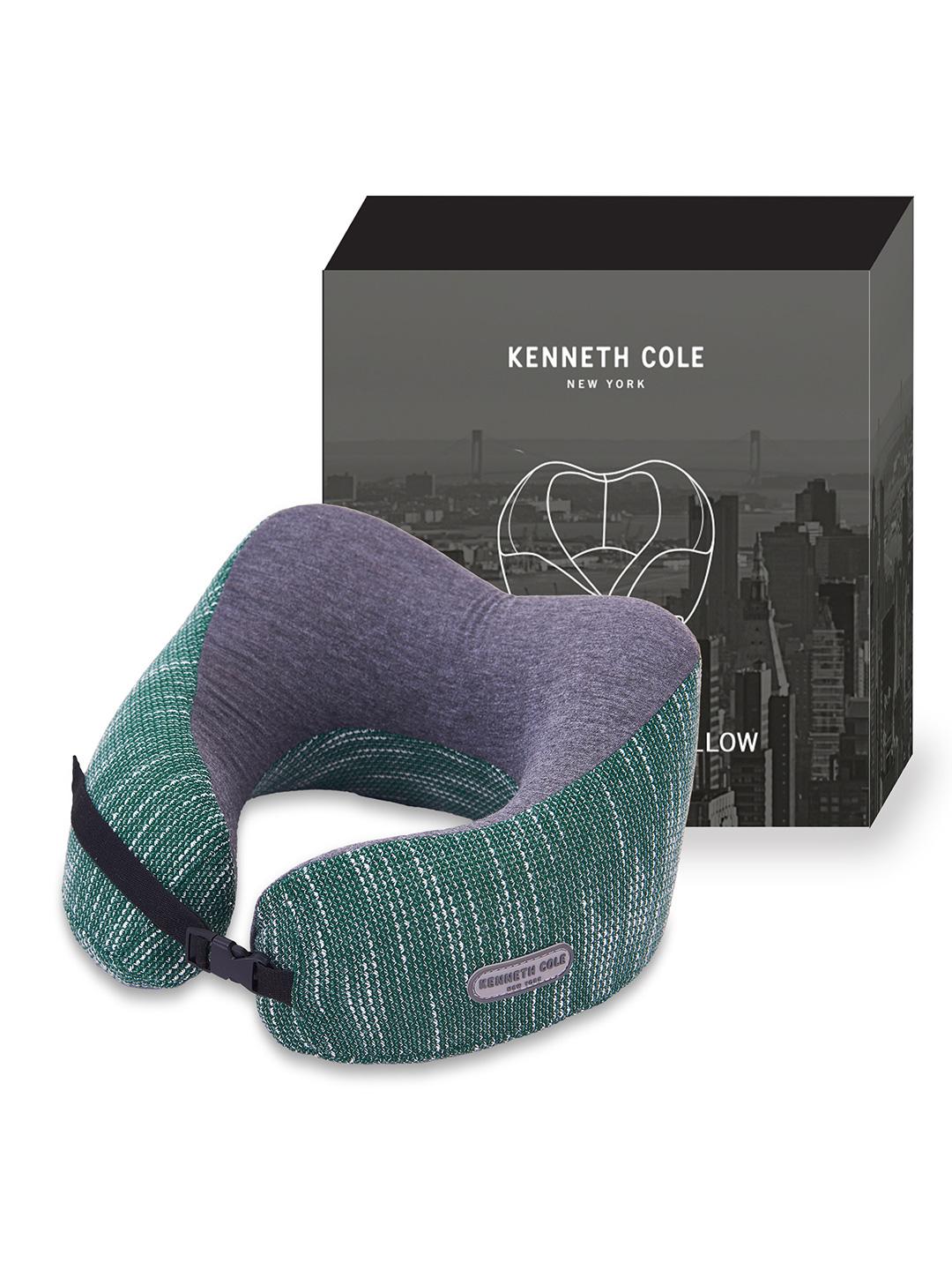 Buy Kenneth Cole Green Solid Cotton Lightweight Firm Cotton Travel ...