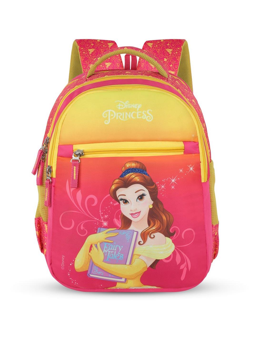 Buy Priority Girls Disney Princess Belle Printed School Backpack 19L ...