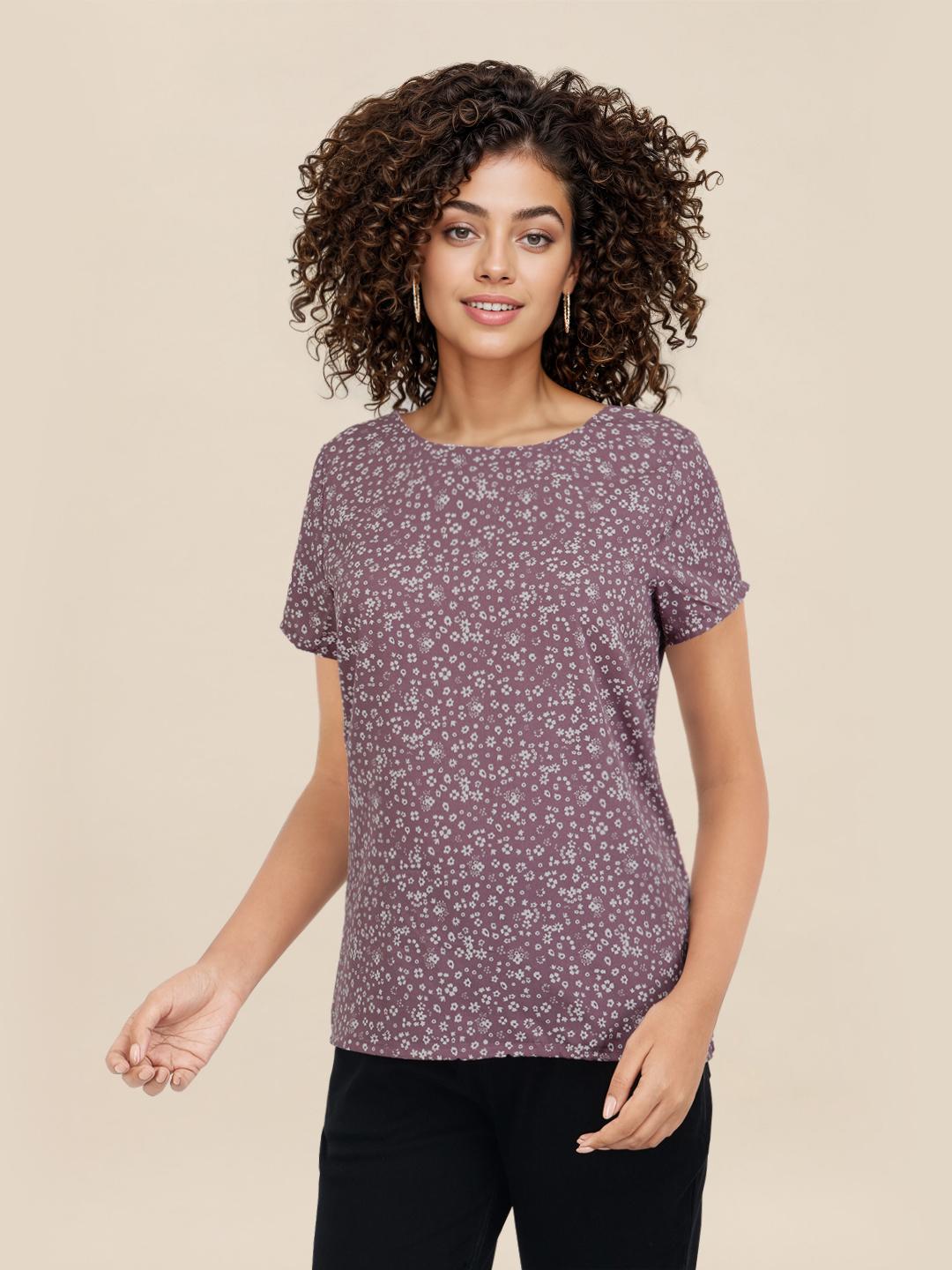 Buy DressBerry Floral Printed Regular Top - Tops for Women 31123001 ...