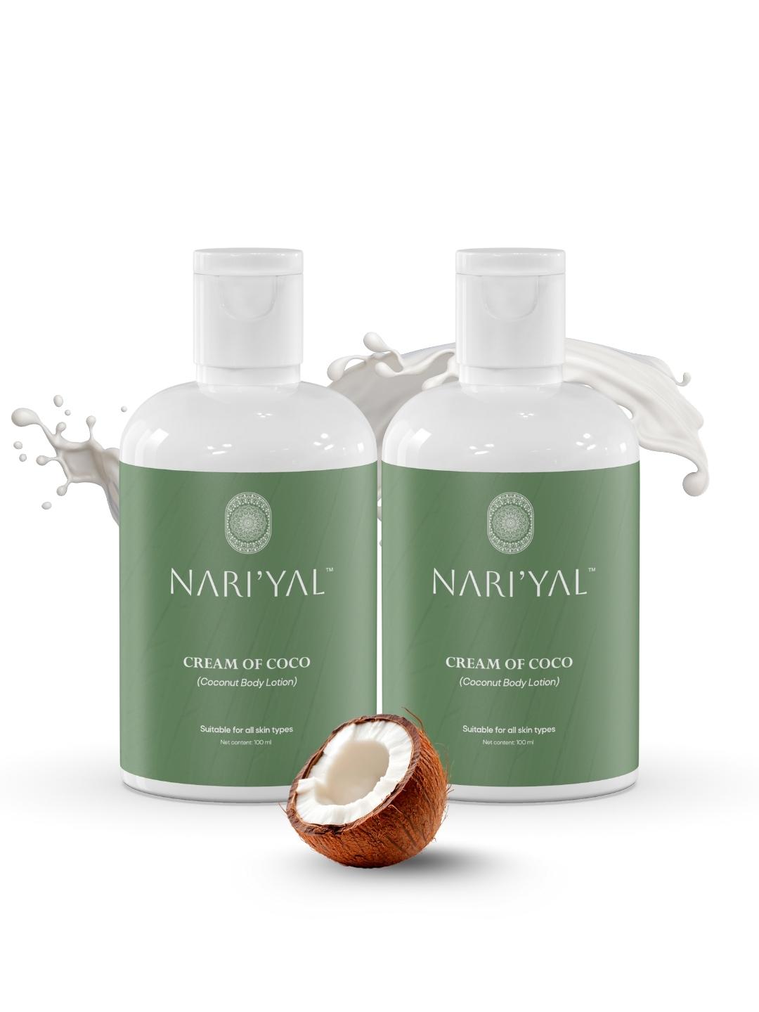 Buy NARIYAL Set Of 2 Cream Of Coco Body Lotion Infused With Coconut Oil ...
