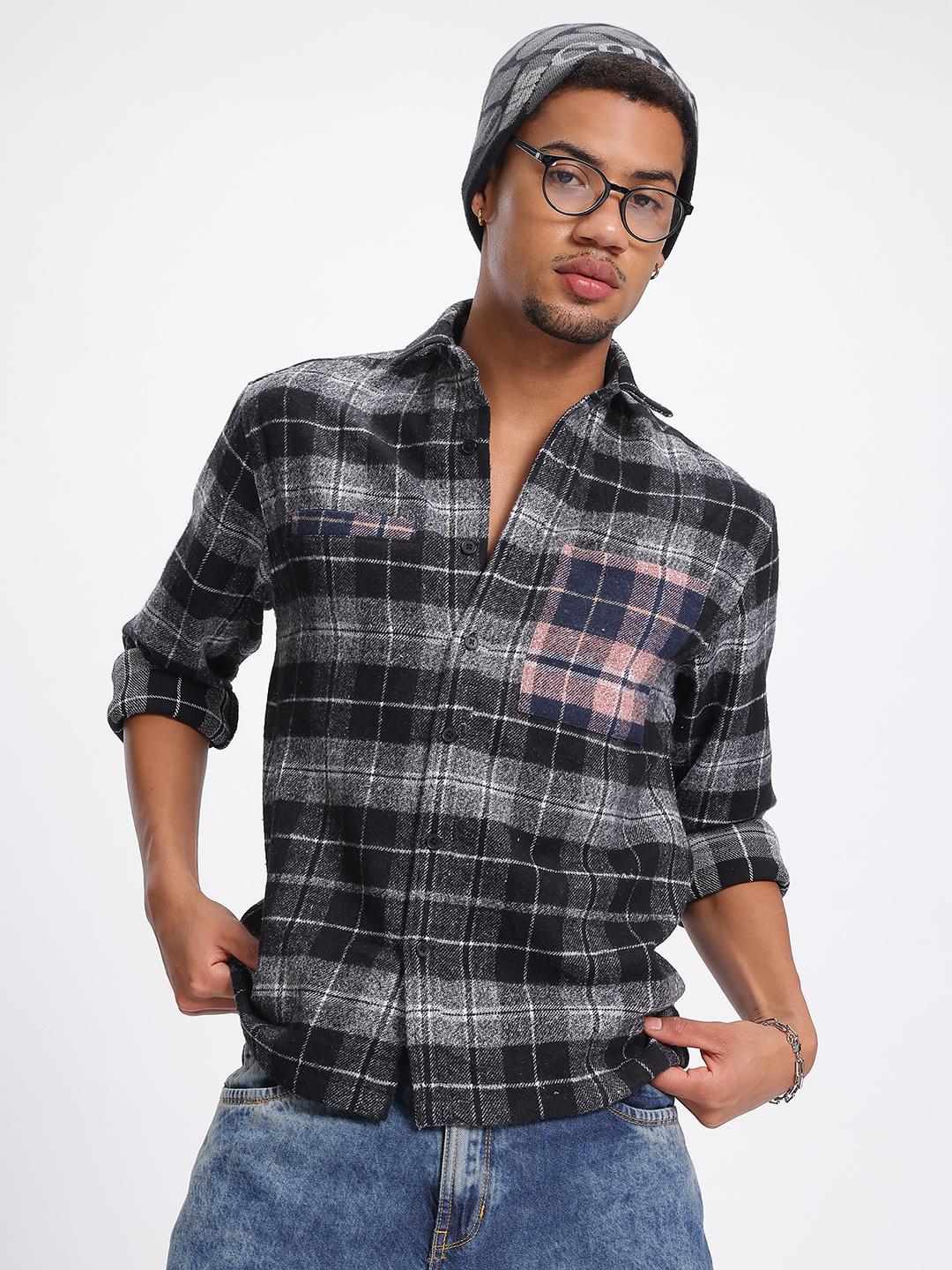 Buy Kook N Keech Flannel Checked Shacket - Shackets for Men 31148439 ...