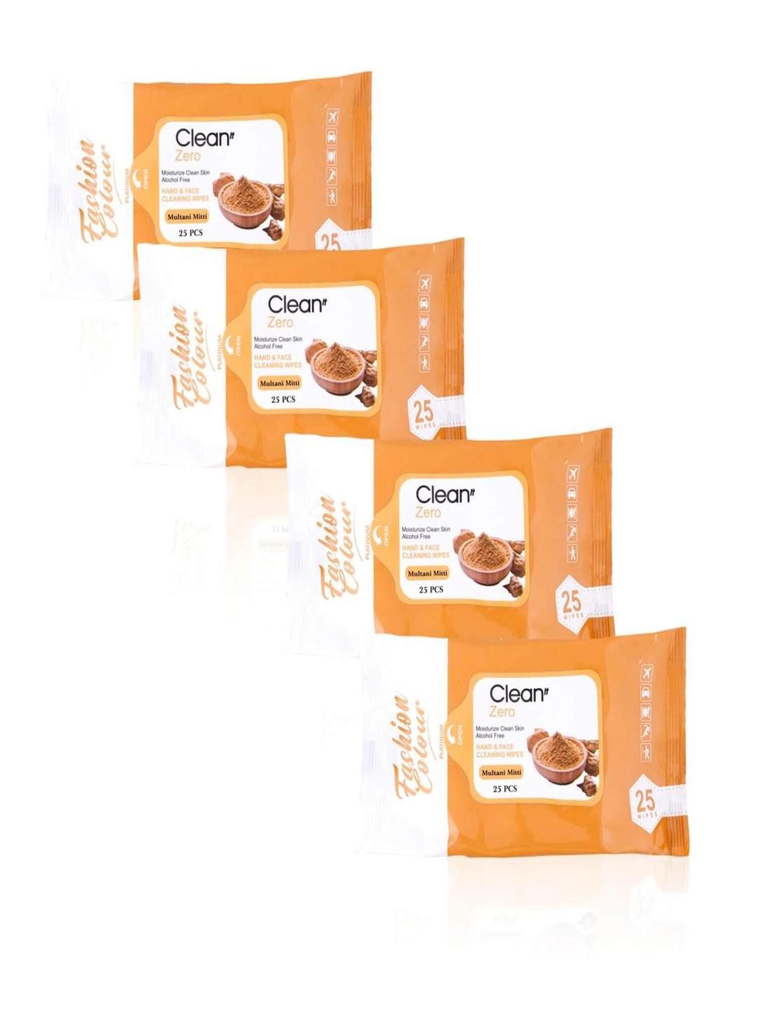 Buy Fashion Colour Set Of 4 Platinum Clean It Zero Multani Mitti Wet ...