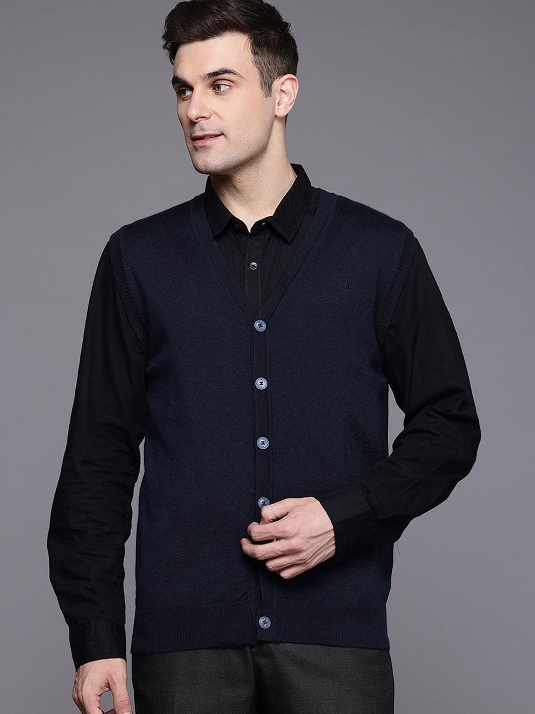 Buy Raymond Men Woollen Sweater Vest - Sweaters for Men 31154528 | Myntra