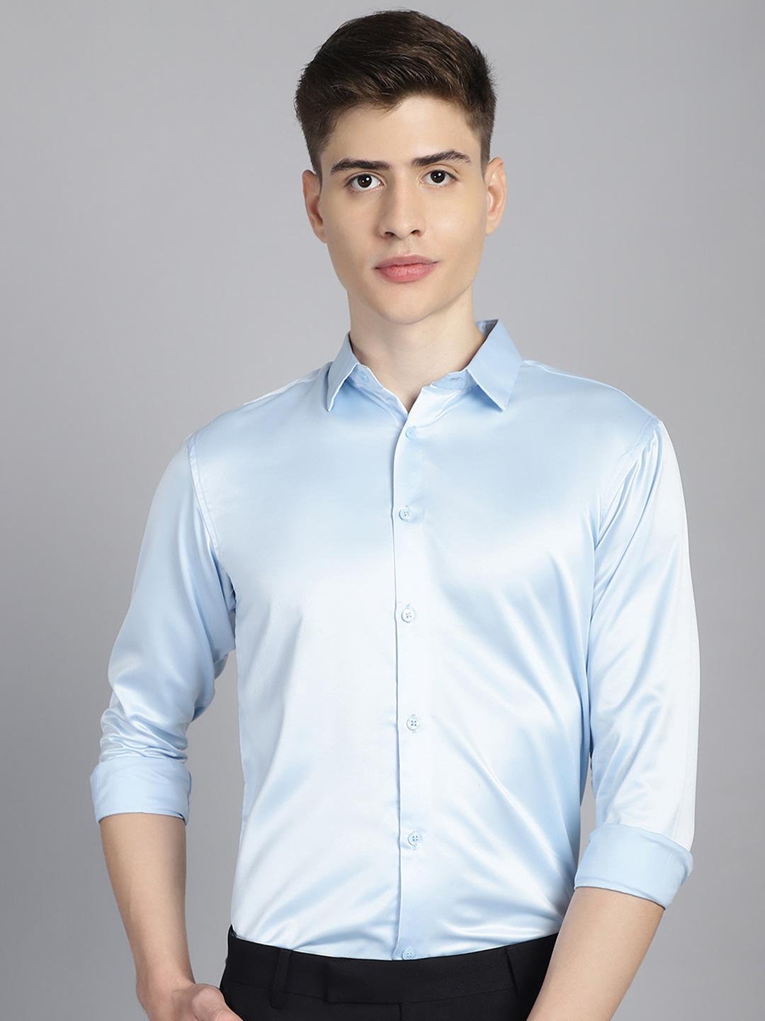Buy Majestic Man Men Club Slim Fit Opaque Formal Shirt - Shirts for Men ...
