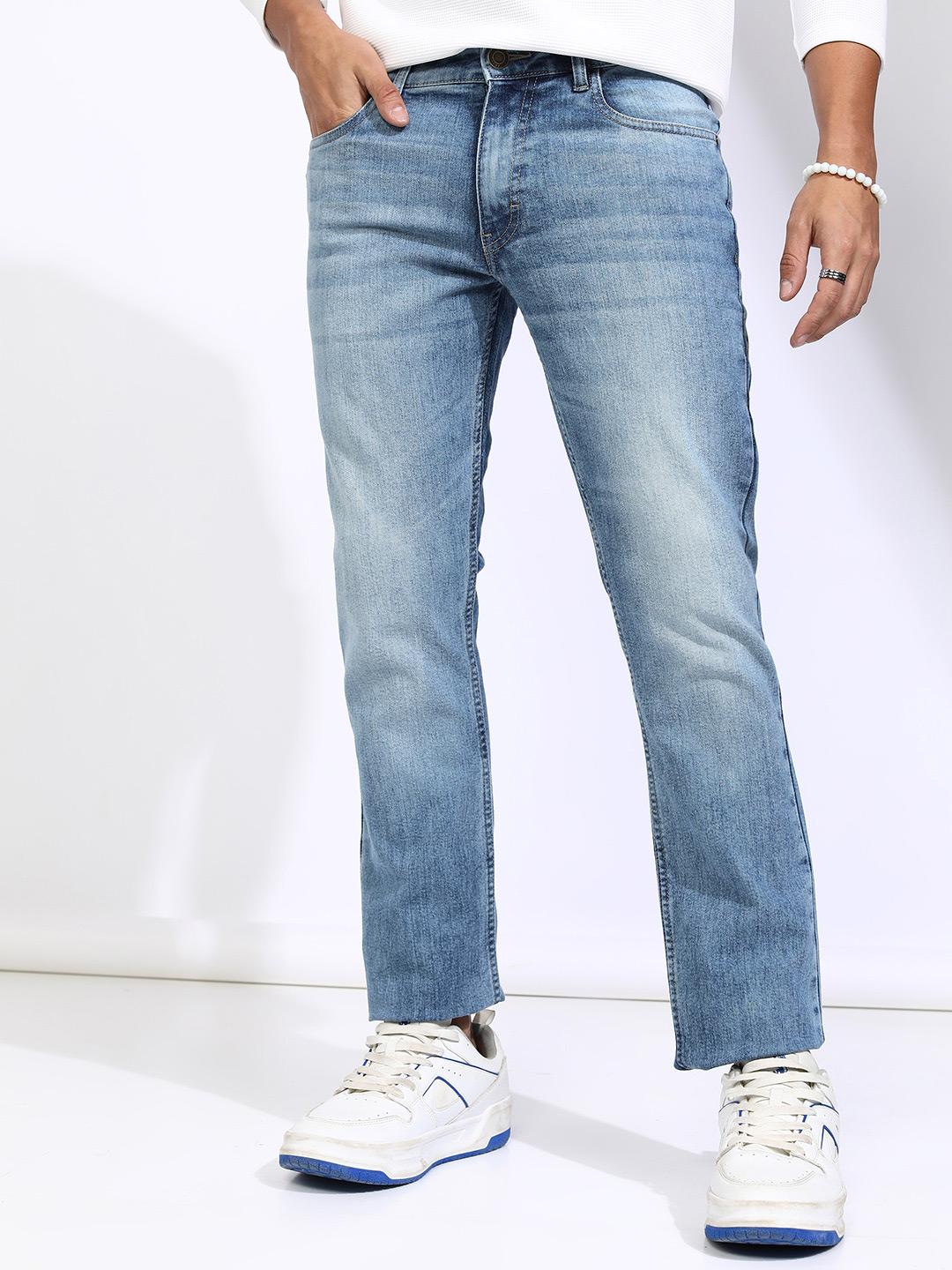 Buy HIGHLANDER Men Slim Fit Light Fade Stretchable Jeans - Jeans for ...