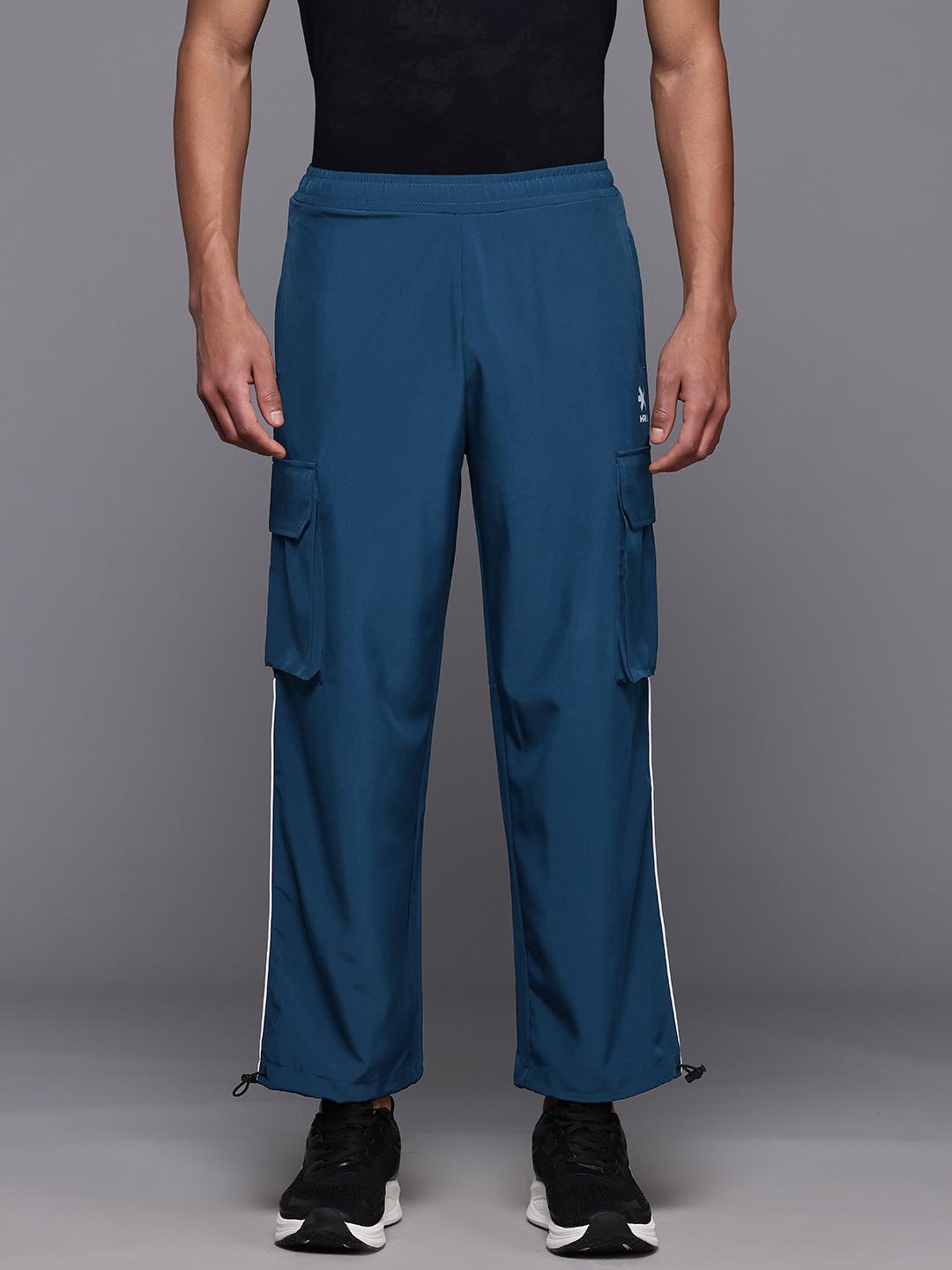 Buy HRX By Hrithik Roshan Lifestyle Men Cargo Style Track Pants - Track ...