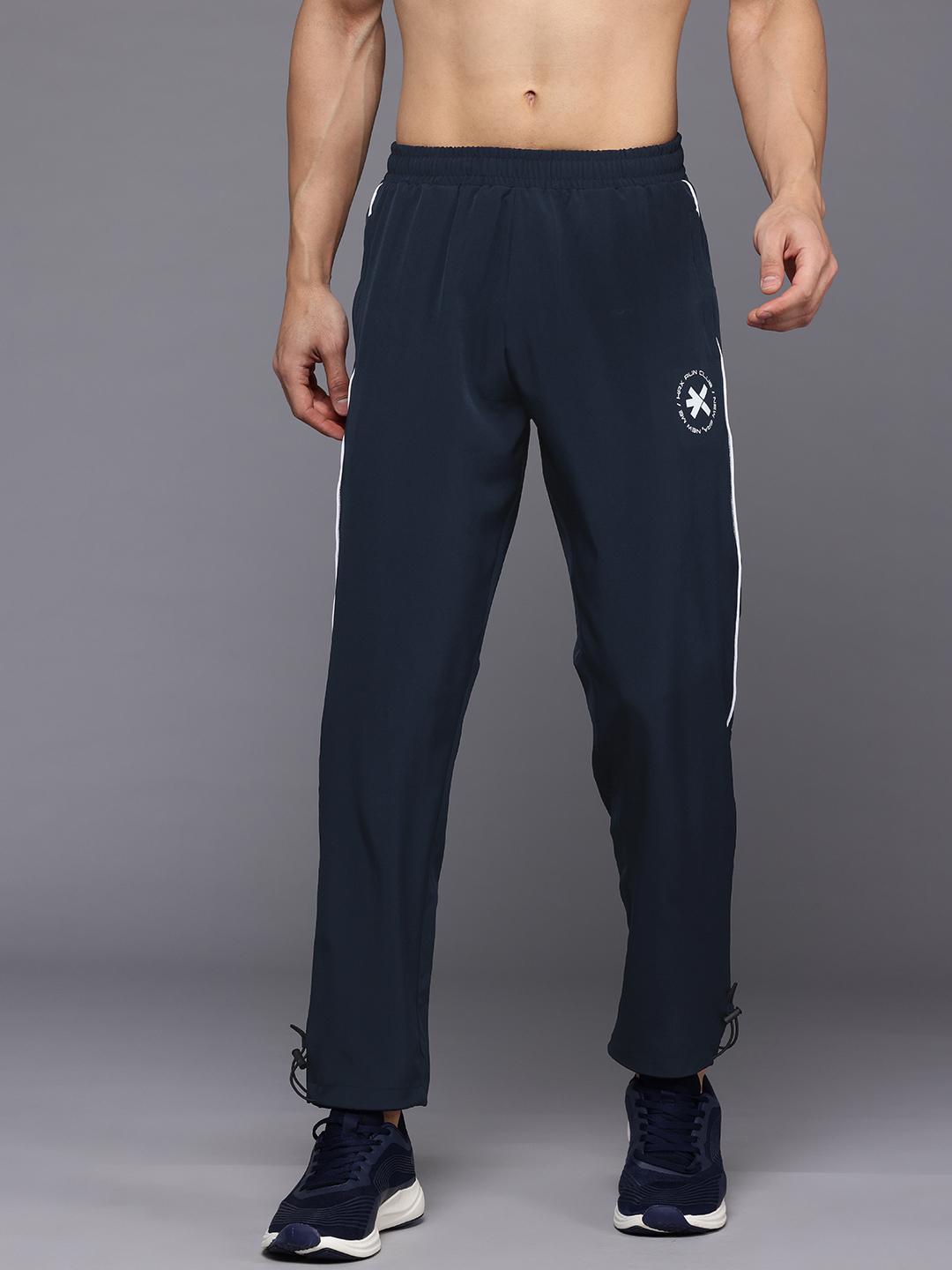 Buy HRX By Hrithik Roshan Men Rapid Dry Running Track Pants With Toggle ...