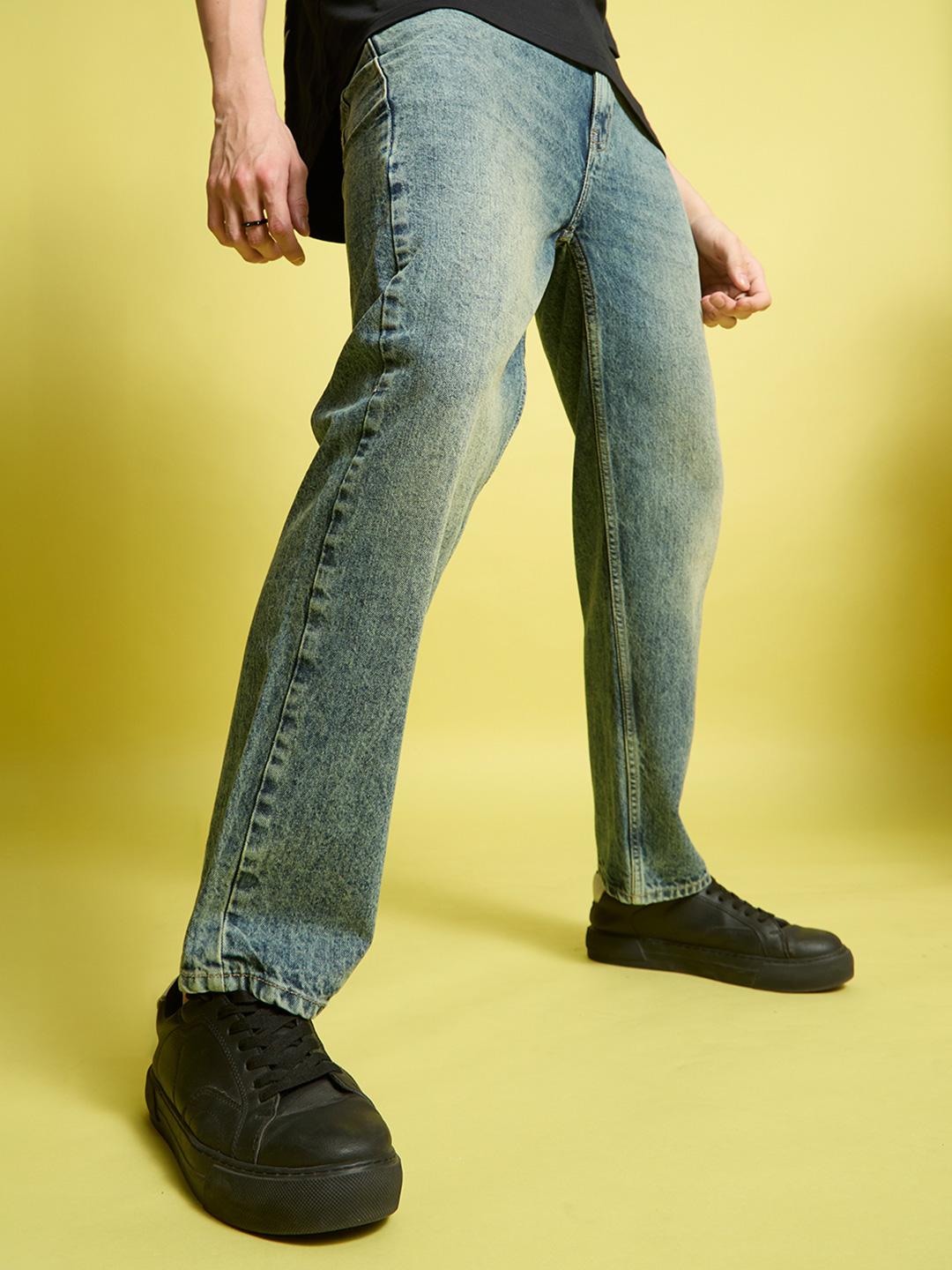 Buy Bene Kleed Men Relaxed Fit Light Fade Jeans - Jeans for Men ...