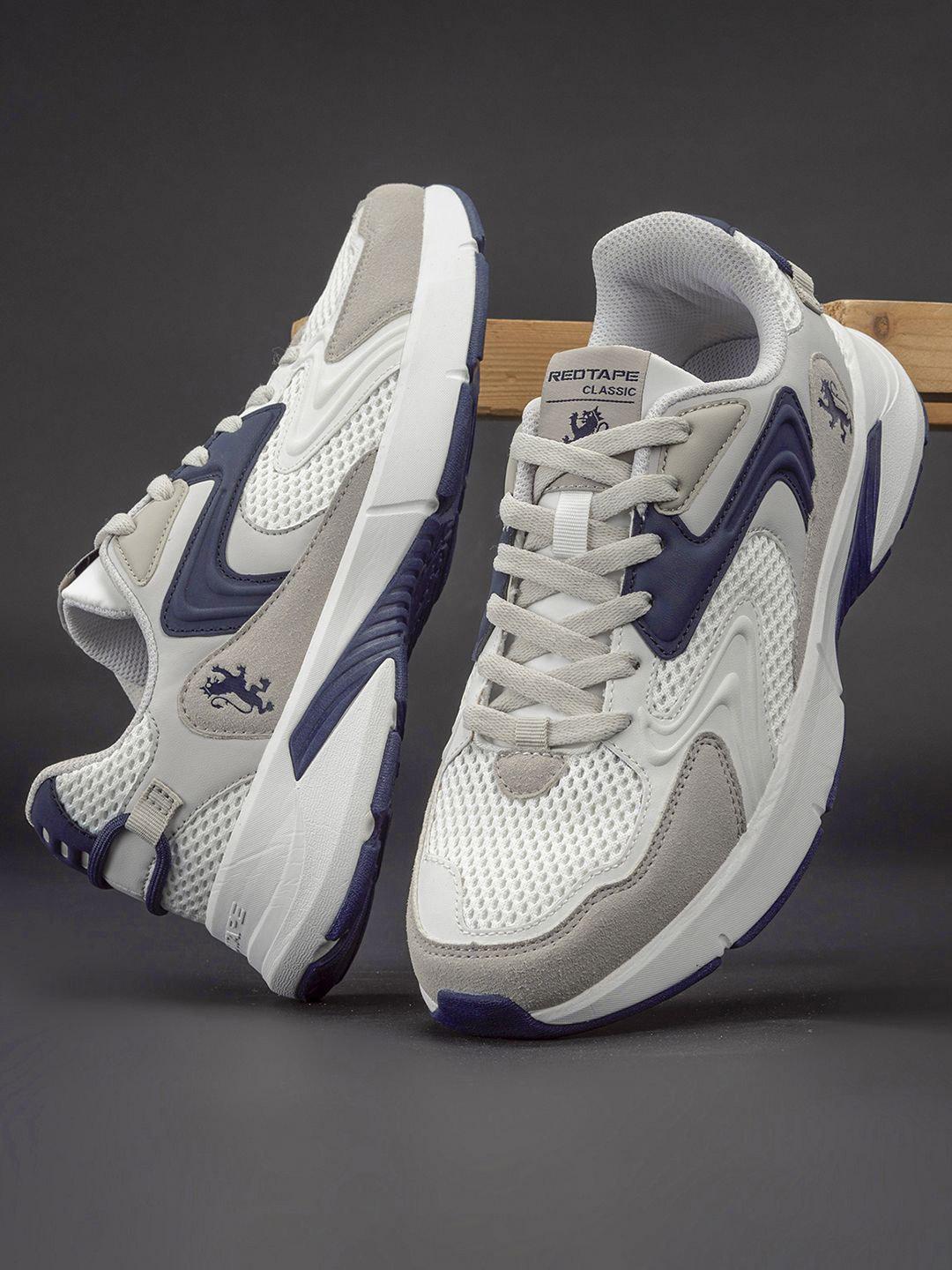 Buy Red Tape Men Hustle Collection Colourblocked Lace Ups Sneakers ...