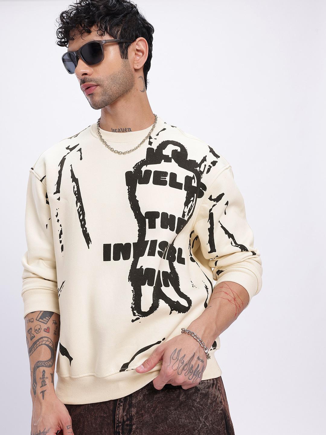 Buy UNRL Printed Relaxed Sweatshirt - Sweatshirts for Men 31496273 | Myntra