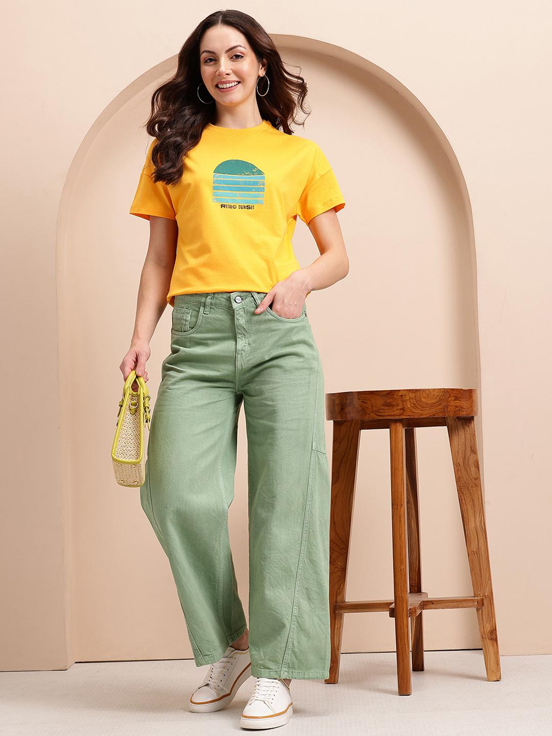 Buy Mast & Harbour Women Wide Leg Jeans - Jeans for Women 31496697 | Myntra