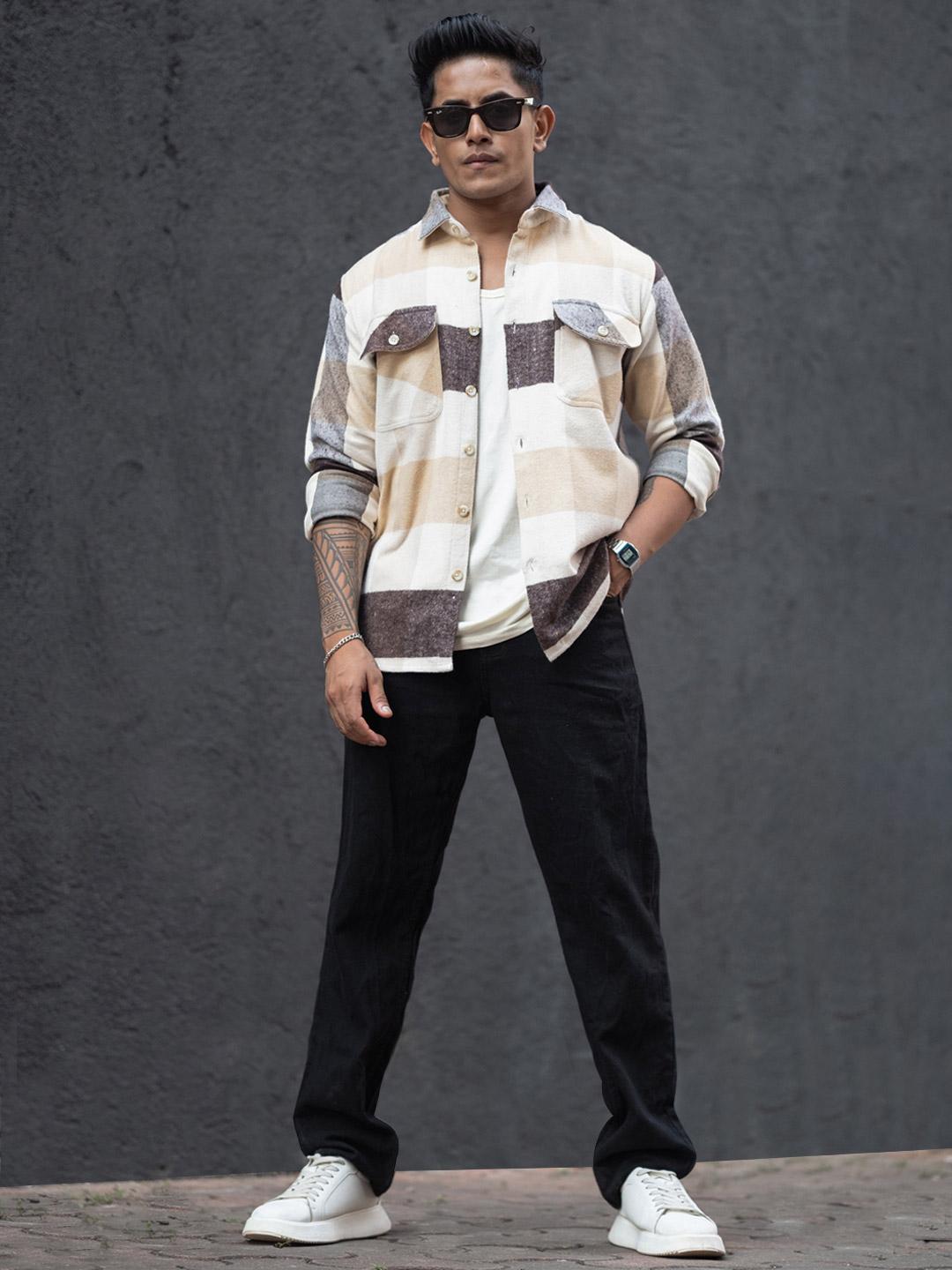 Buy Powerlook Men Checked Casual Shirt - Shirts for Men 31505292 | Myntra