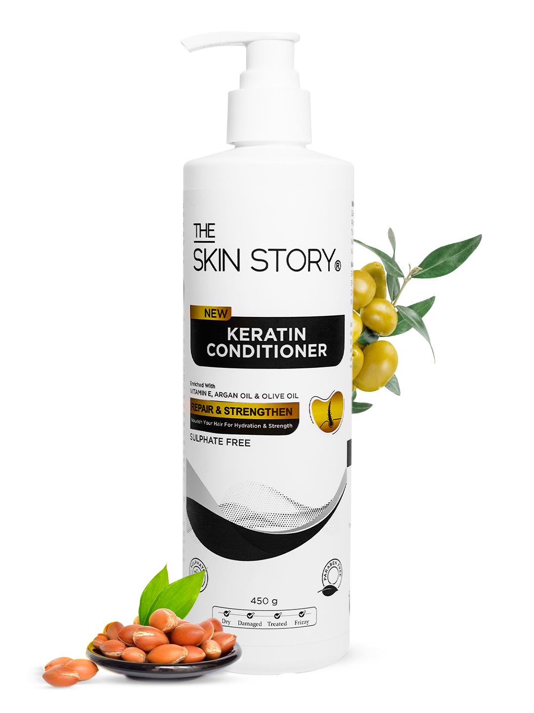 Buy THE SKIN STORY Sulphate Free Keratin Smooth Conditioner With Vitamin E 450 G - Conditioner ...